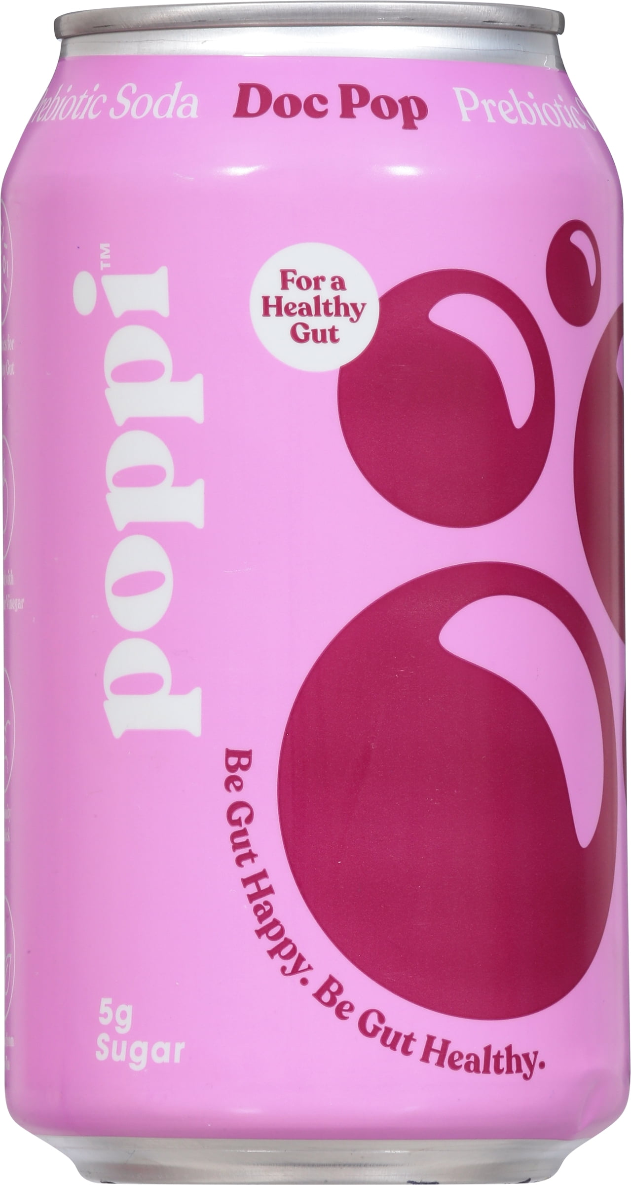 poppi Prebiotic Soda, Doc Pop, 12 Fo, Fresh Fruit Juice, Apple Cider ...