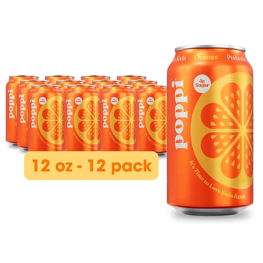 Culture Pop Sparkling Probiotic Soda, Orange Mango, 12 Fl Oz Cans (Pack ...