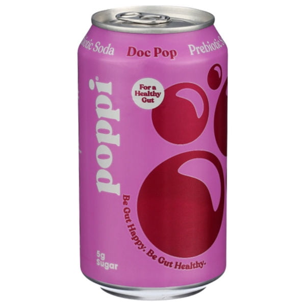 Poppi Strawberry Lemon Prebiotic Soda 4 Pack Case 12 fl oz - Walmart.com