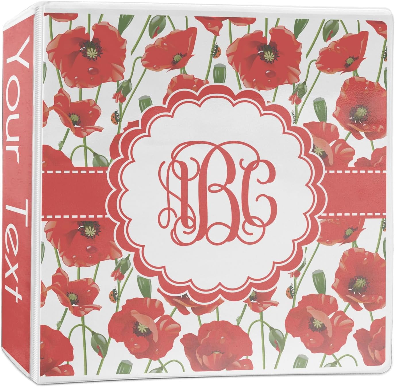 Poppies 3-Ring Binder - 2 inch - Walmart.com
