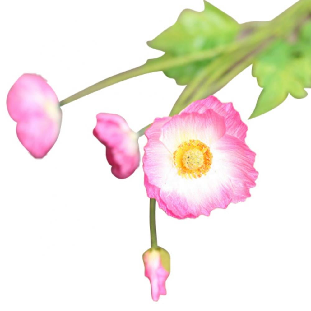 Poppies Artificial Flowers with Real Look/Real Touch Artificial Poppy ...