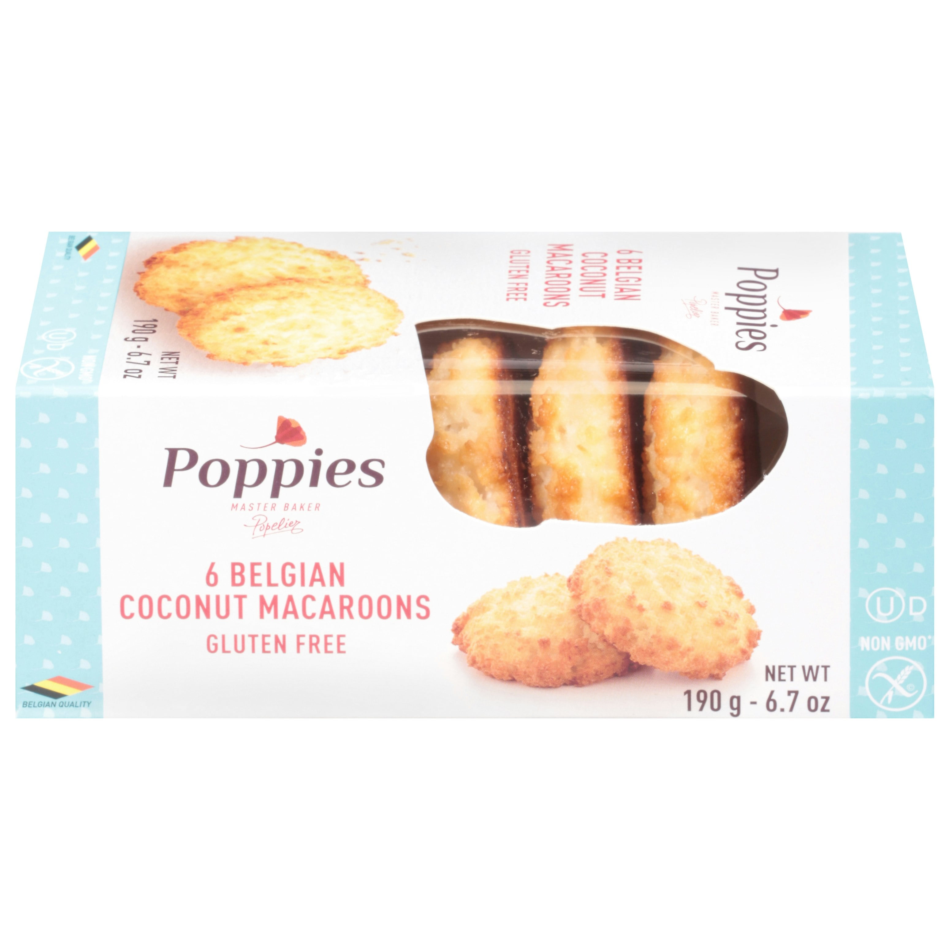 Poppies Cookie Macaroon Coconut Traditional 6.7 oz (Pack Of 12 ...