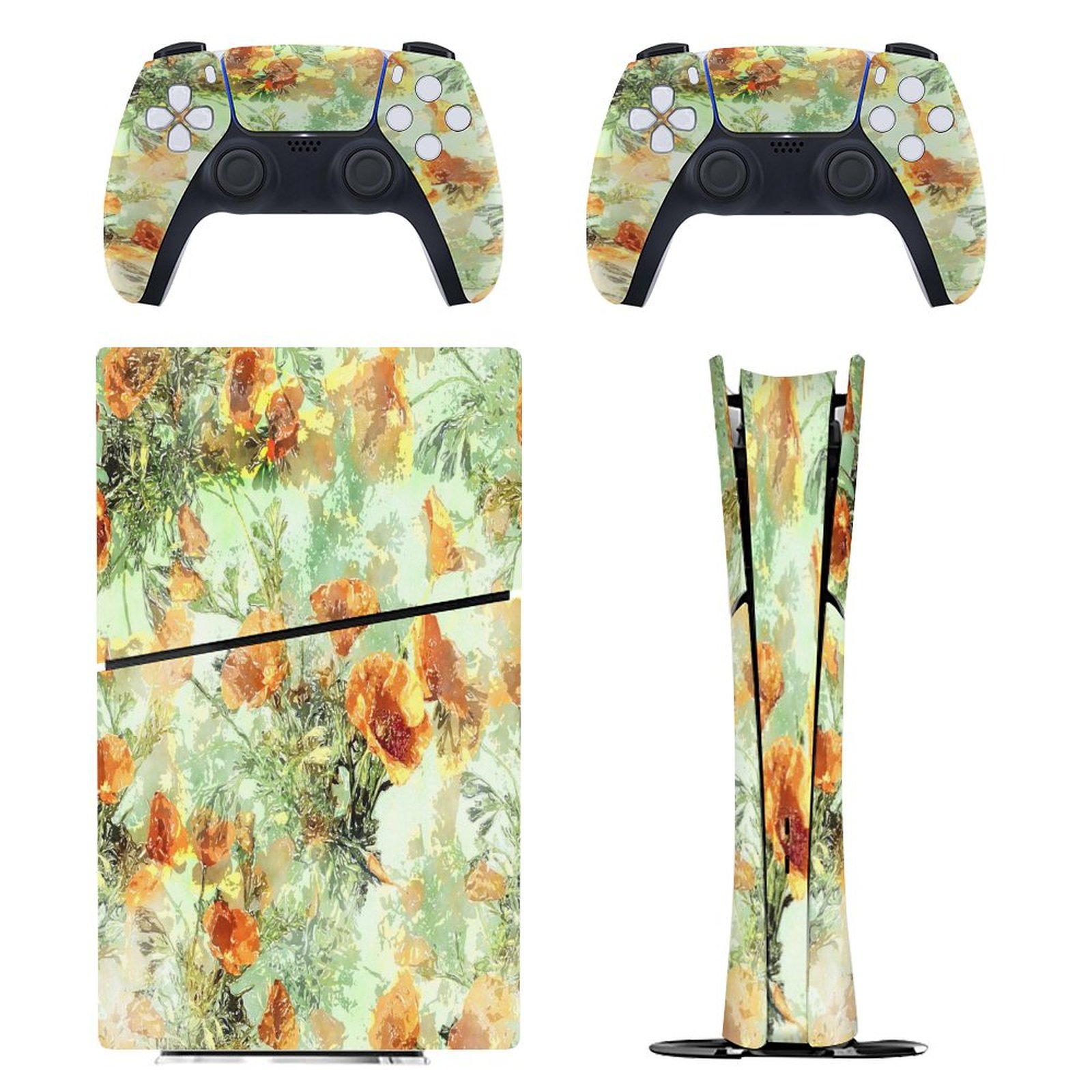 Poppies，Poppy, Misty PS5/PS5 Slim Digital Disc Skin Sticker For Console ...