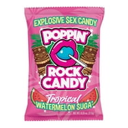 Pink Rock Candy Stick Pops, 12 Individually Wrapped Suckers, Girl Baby ...