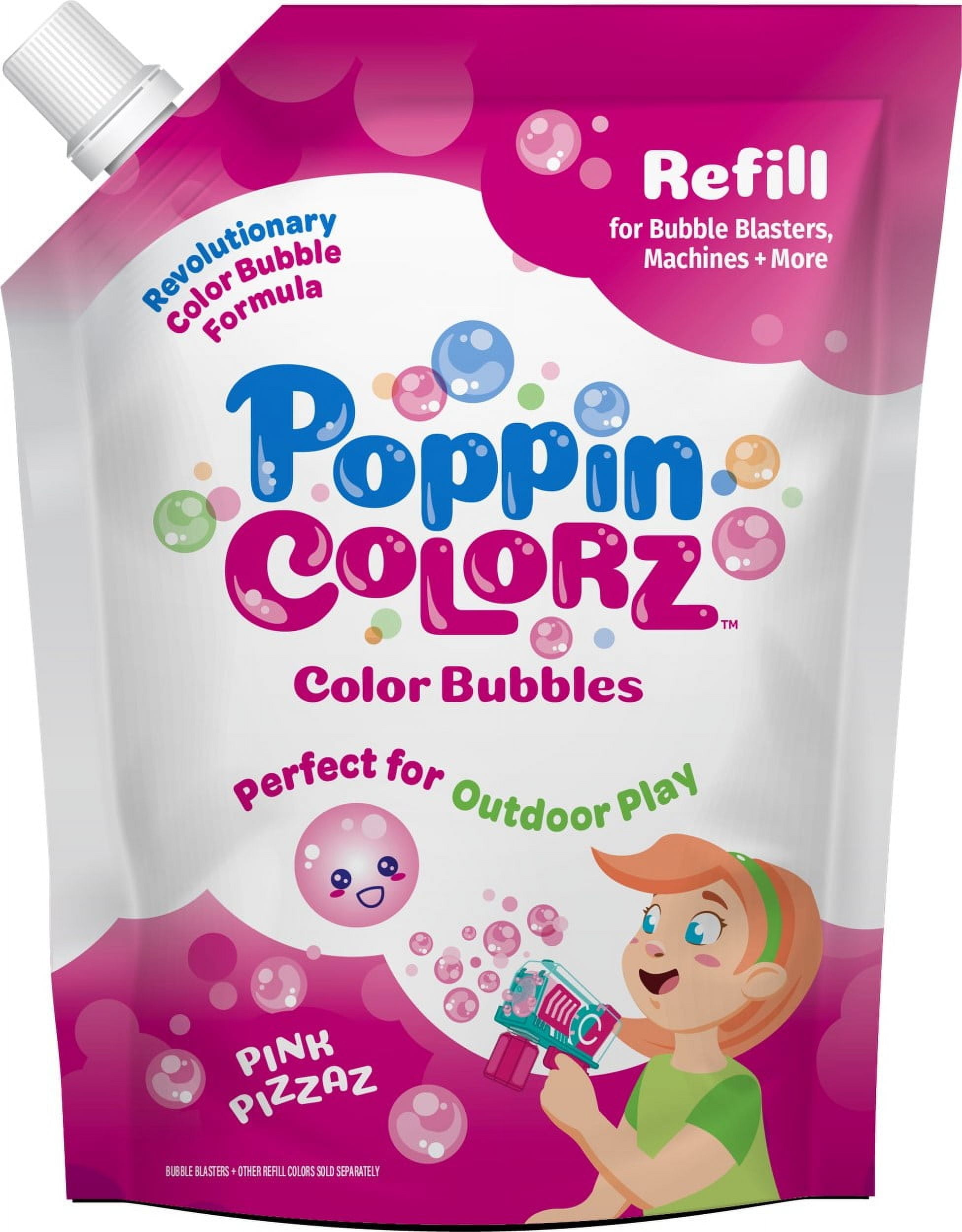 PoppinColorz Blazin' Blue Color Bubble Refill - 14 oz - Walmart.com