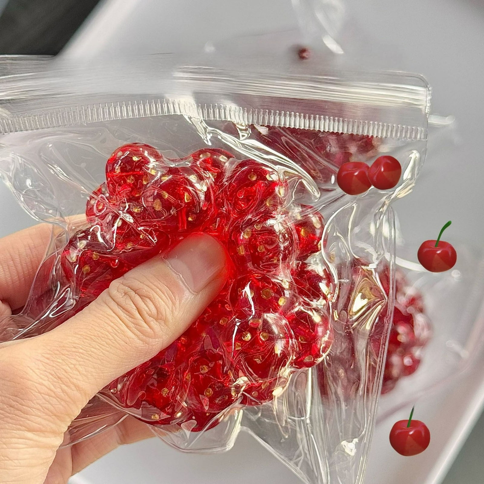 Popping Beads Pinch Stress Relief Toy, Moldable Noisy Pearl Squeeze Toy ...