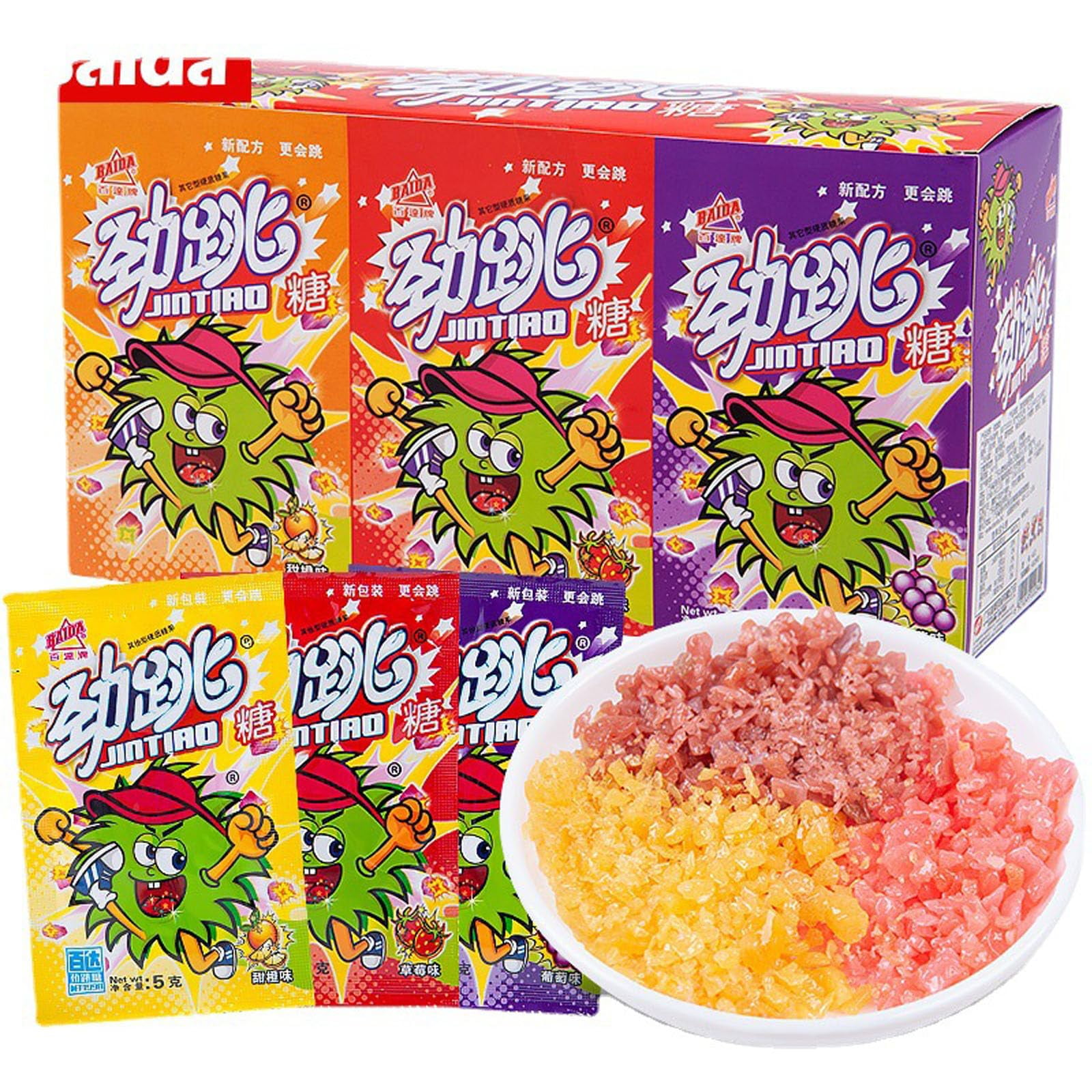 Popping Candy Variety 60 Pack,5 Grams Per Pack， Hard Candy Independent ...