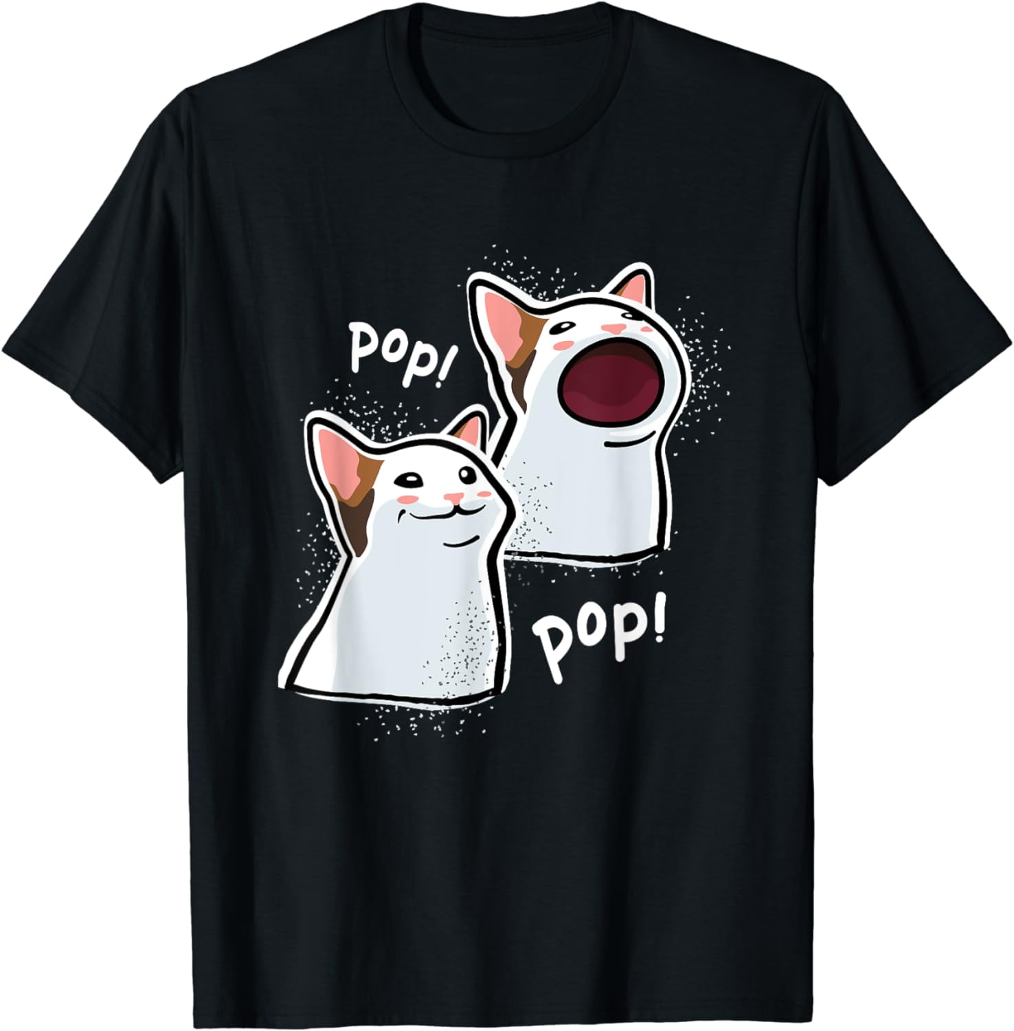 Popping Cat Meme / Pop Cat / Funny Cat Memes T-Shirt - Walmart.com