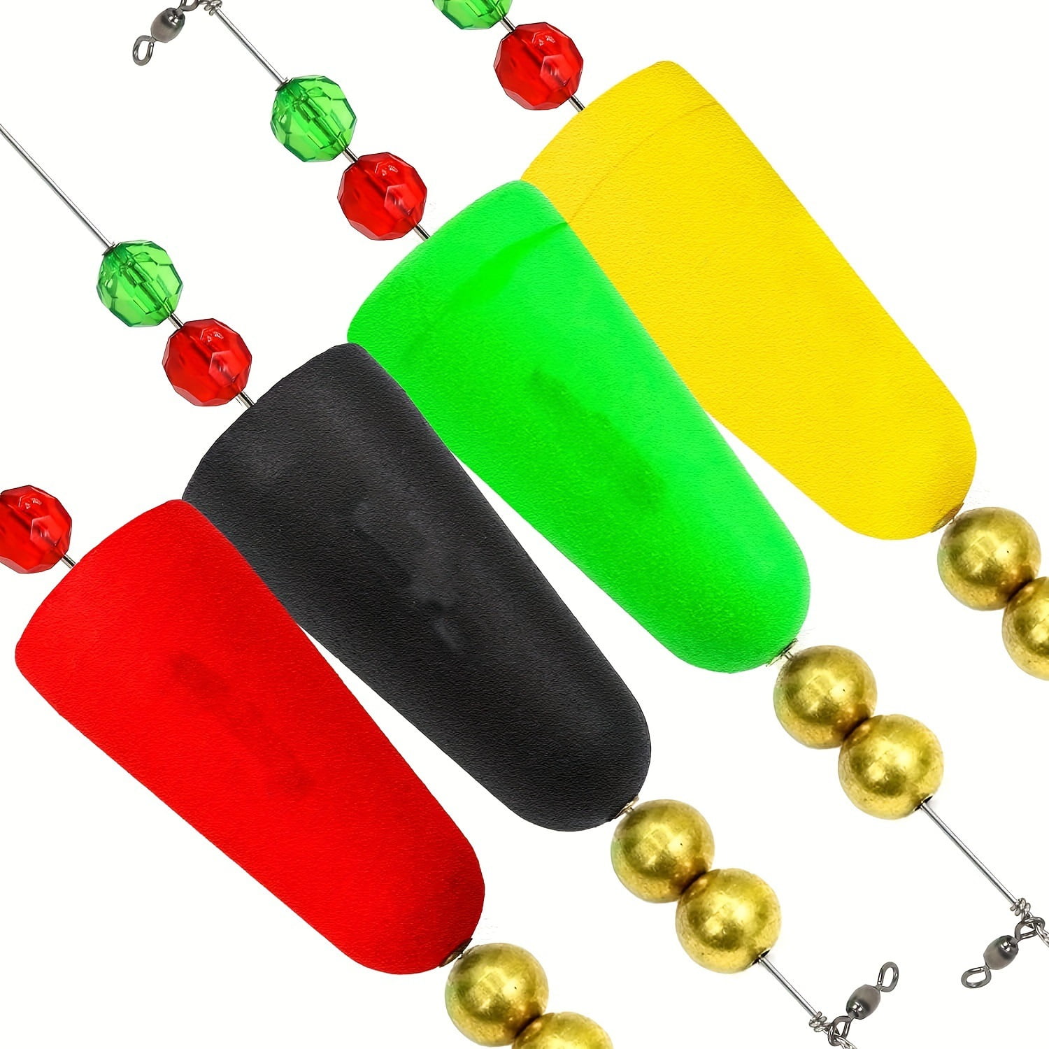 Popping Cork Rattle Fishing Rig 10 Pack Sound Attractant Floats with ...