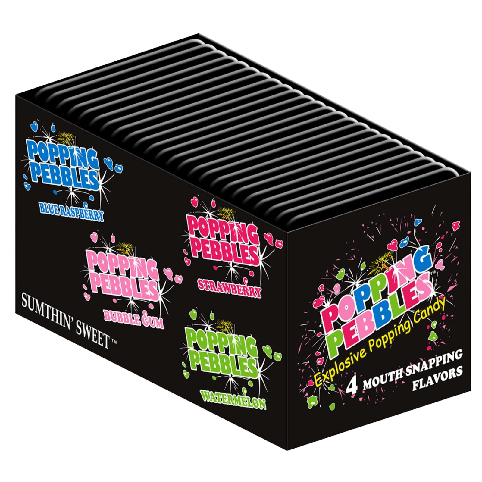 Popping Pebbles Explosive Popping Candy | By Blue Clover Foods | Four ...