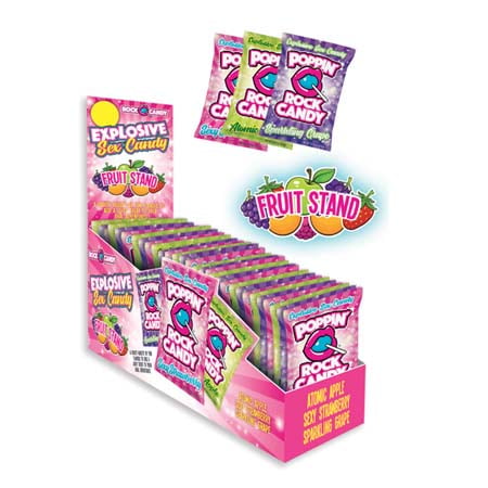 Popping Rock Candy Fruit Strand 36pc Display - Walmart.com