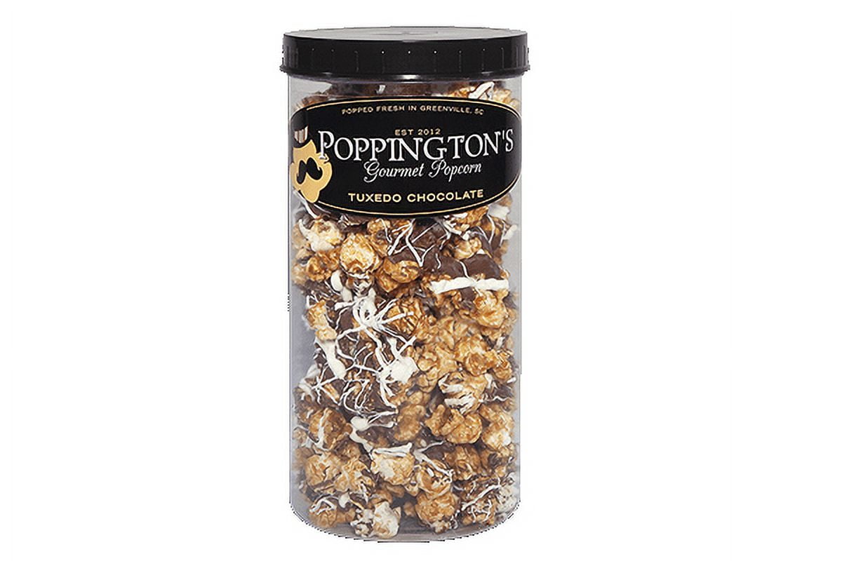 Poppington's Gourmet Popcorn Tuxedo Chocolate Caramel Popcorn - Walmart.com