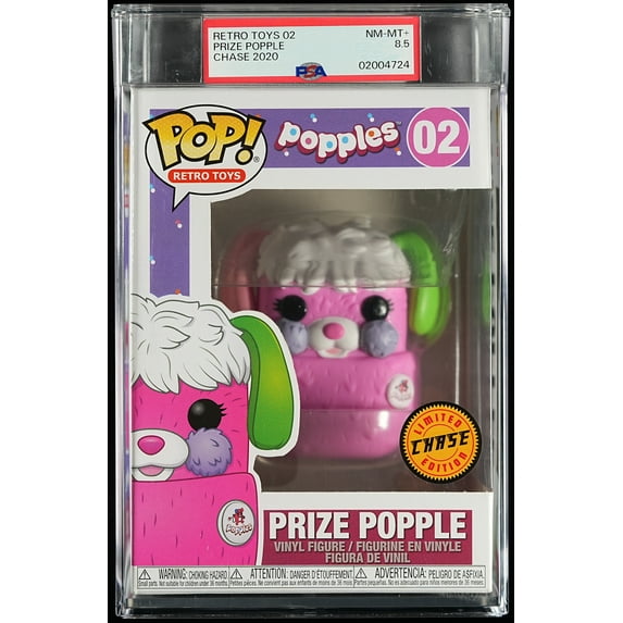 Popples, PSA Graded 8.5 NM-MT+, Prize Popple Collectible Vinyl Figure ...