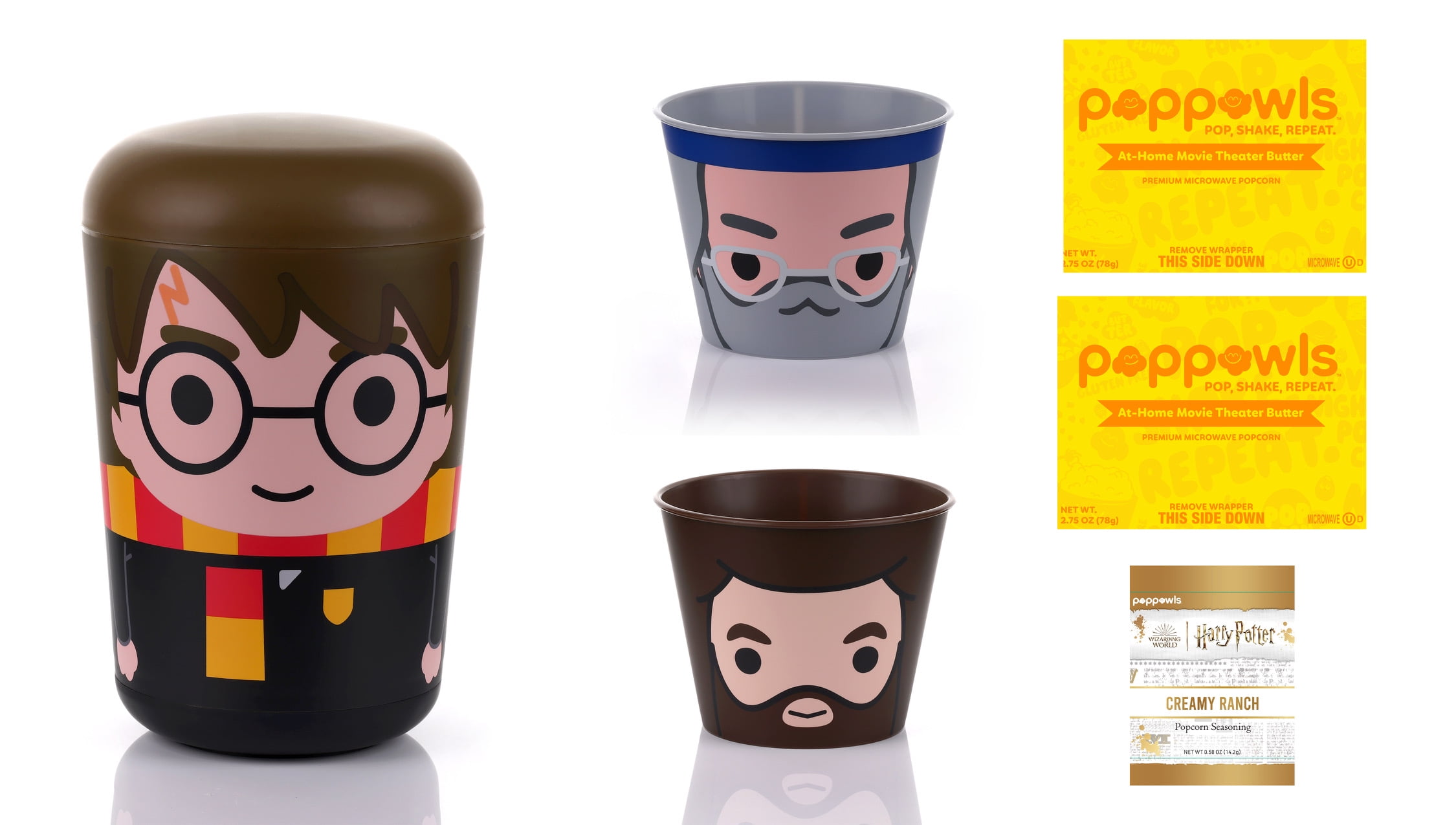 Poppowls: Harry Potter Poppowls At-Home Movie Theater Microwave Popcorn ...