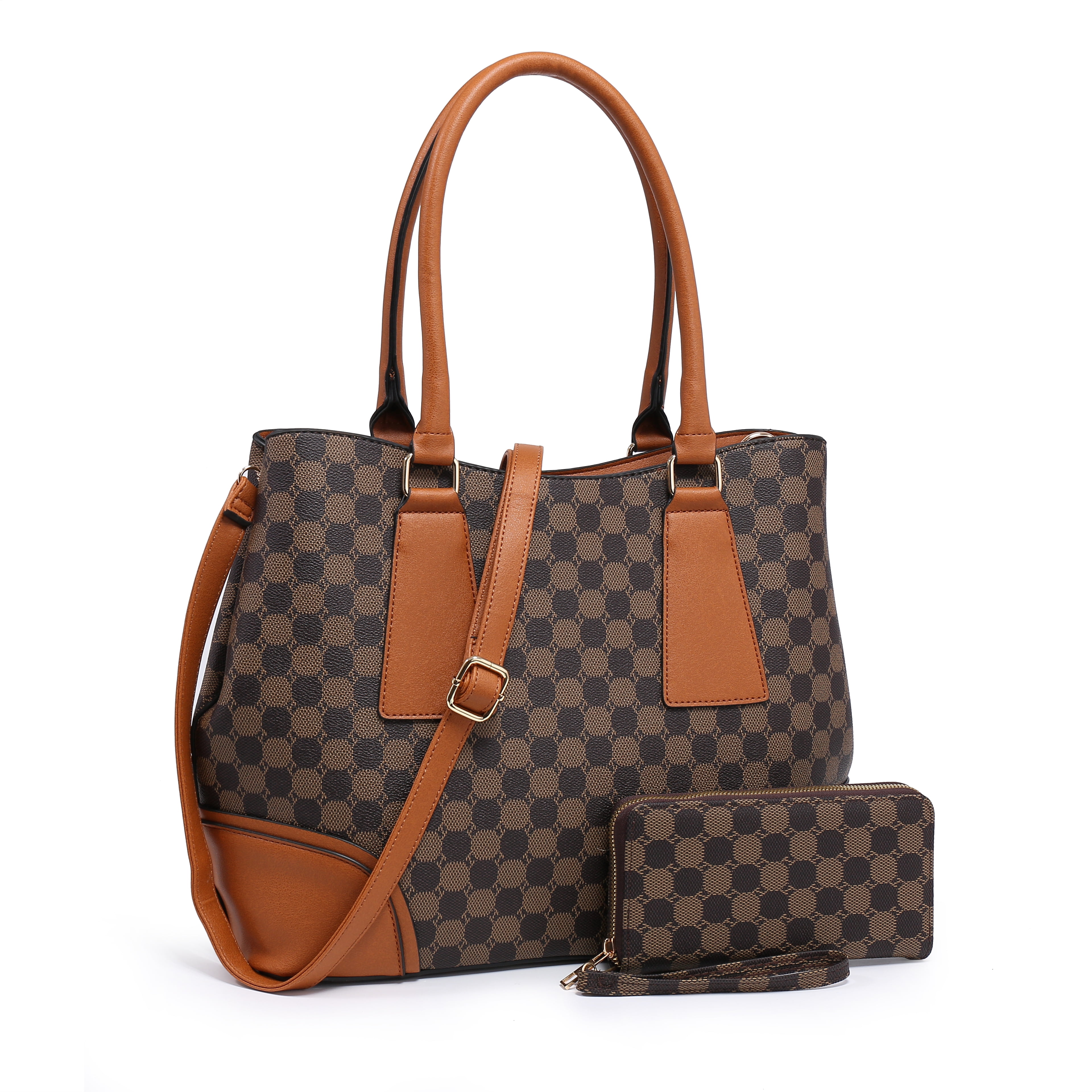 Poppy Faux Leather Purses and Handbags for Women Totes Shoulder Bags ...