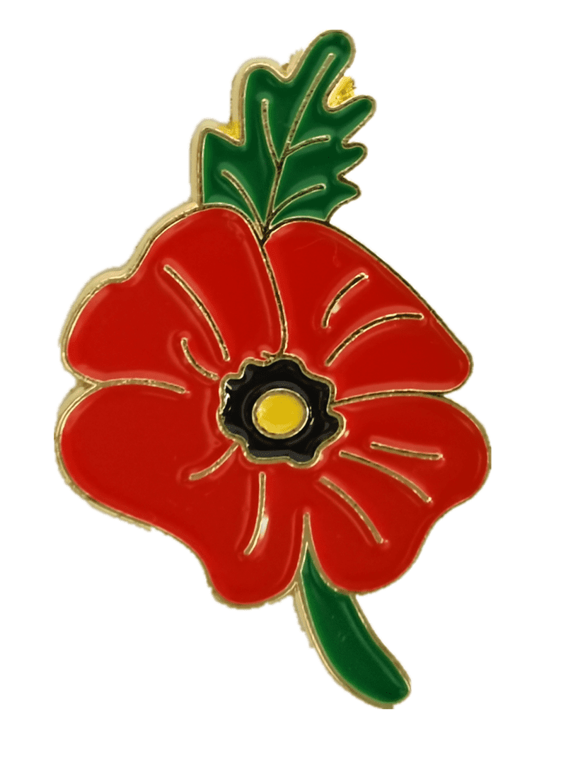 Poppy Flower Badges Pins Brooch Lest We Forget Remembrance Memorial Day ...