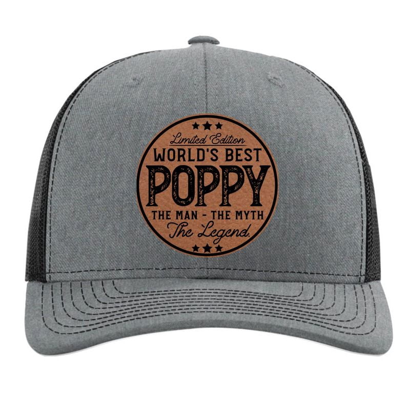Poppy Grandpa Gifts - Worlds Best Poppy Hat - Poppy Gifts Grandpa ...