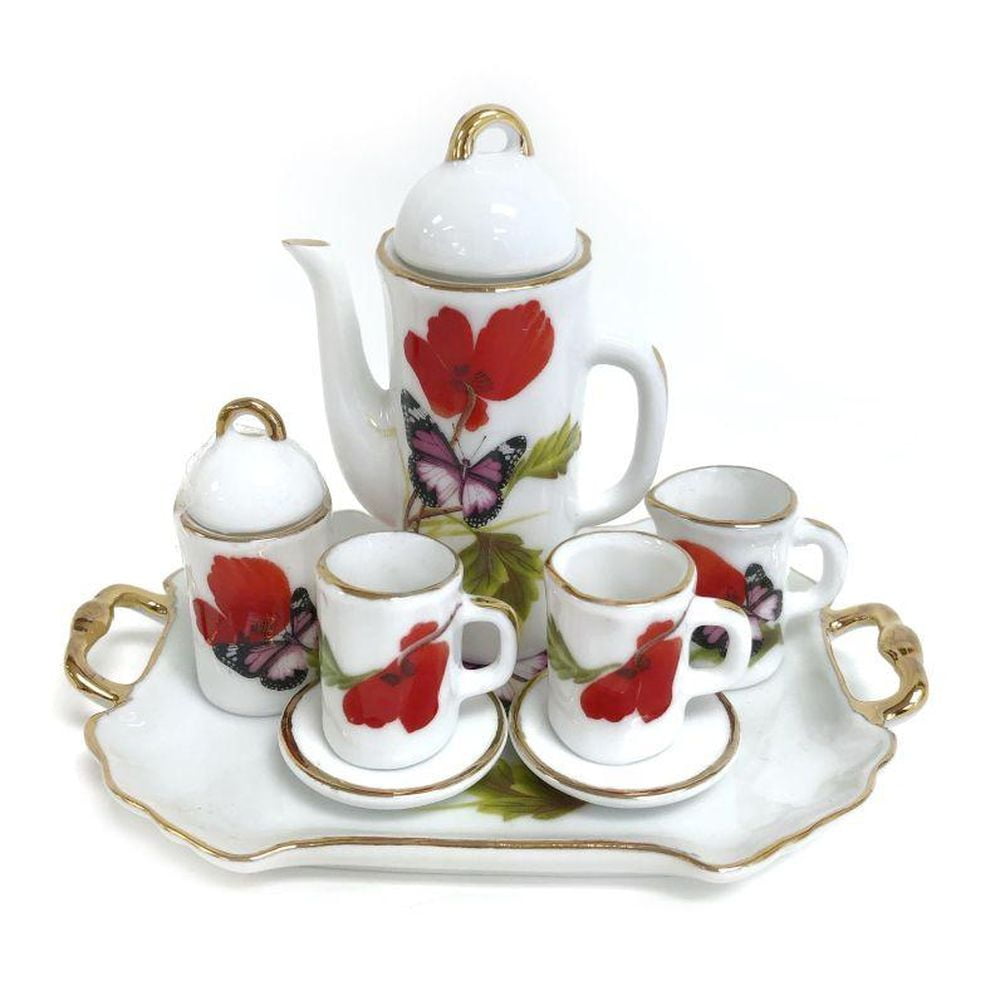 Poppy Mini Tea Set - Walmart.com
