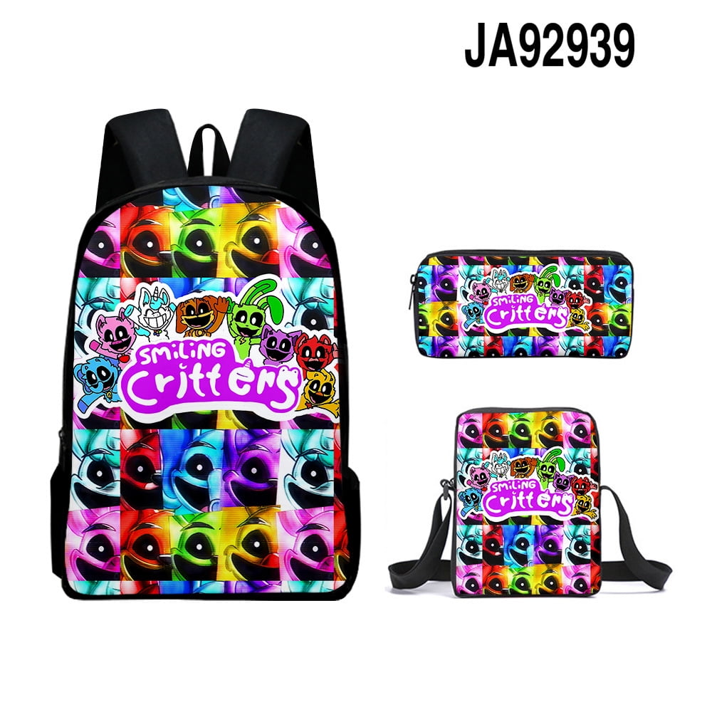 Poppy Playtime Backpack, Smiling Critters Backpack, Student backpack, 3 ...