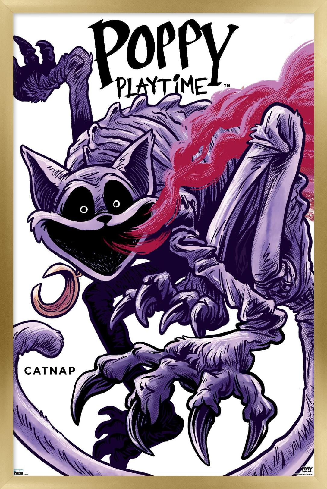 Poppy Playtime - CatNap Feature Series Wall Poster, 14.725" x 22.375 ...