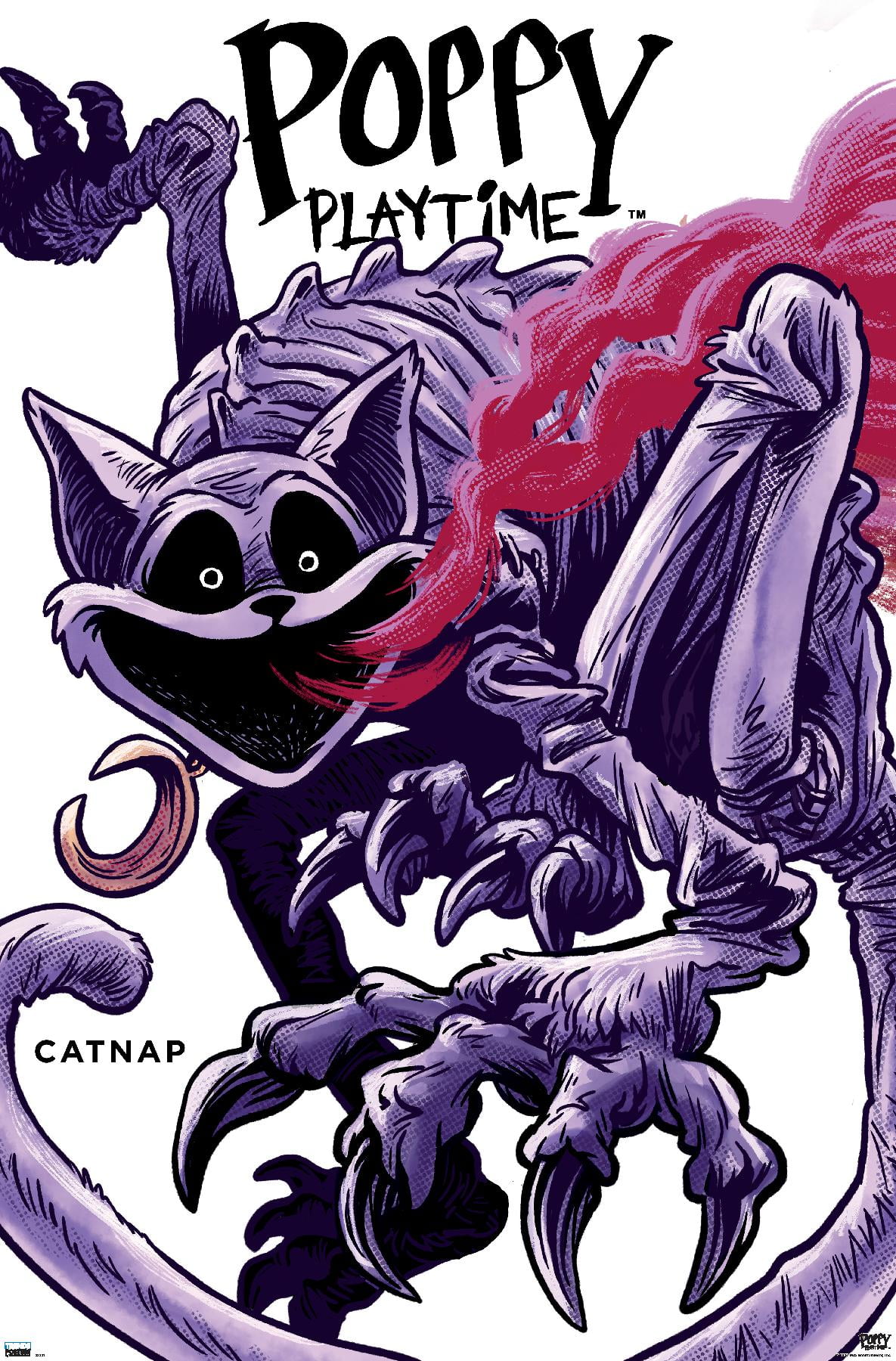 Poppy Playtime - CatNap Feature Series Wall Poster, 22.375" x 34 ...