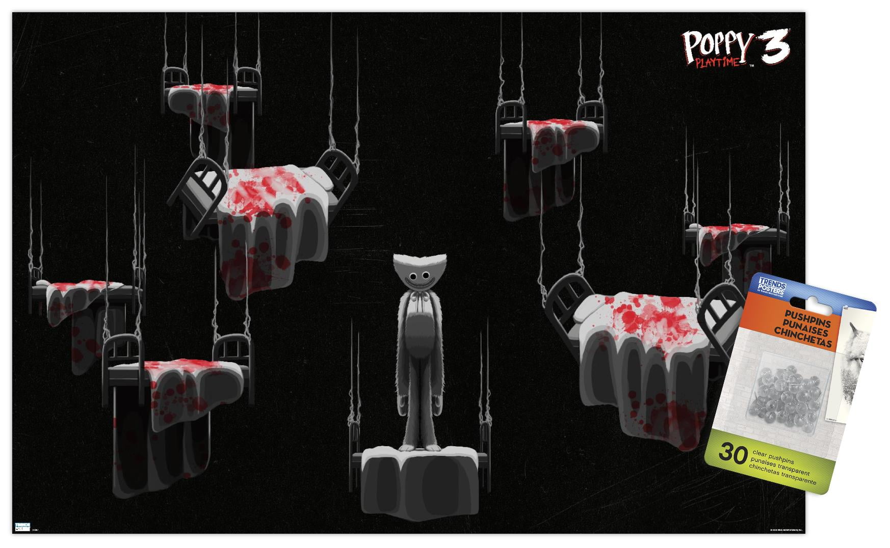 Poppy Playtime: Chapter 3 - Horror Wall Poster with Push Pins, 14.725 ...