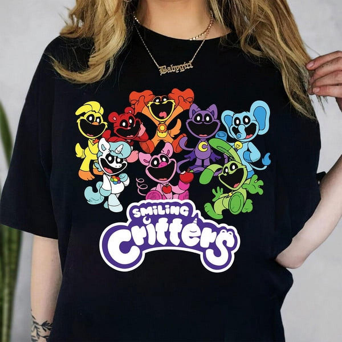 New Trend T Shirt Comfor Colors Poppy Playtime Chapter 3 Smiling Critters Catnap Birthday Shirt