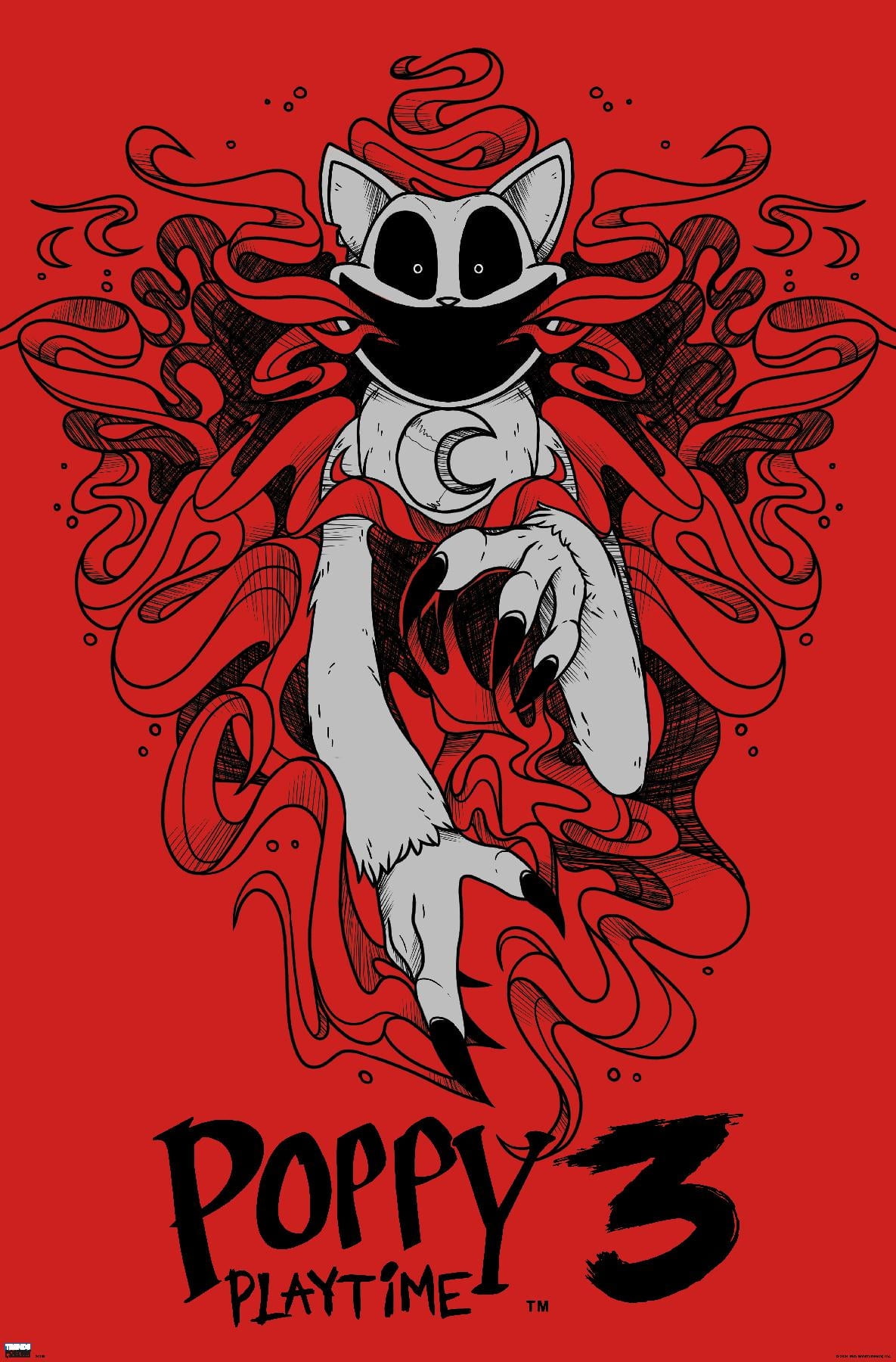 Poppy Playtime: Chapter 3 - Smoke Wall Poster, 22.375" x 34" - Walmart.com