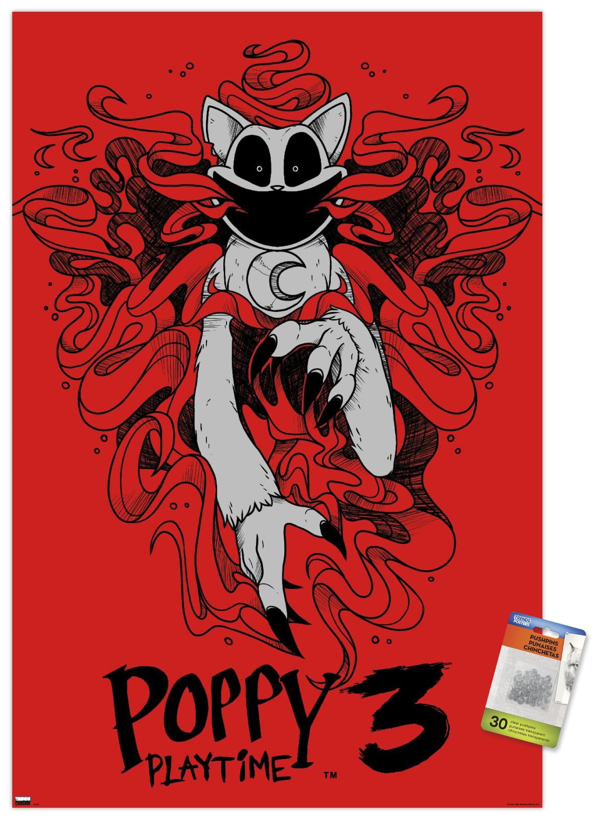 Poppy Playtime: Chapter 3 - Smoke Wall Poster with Push Pins, 22.375" x ...