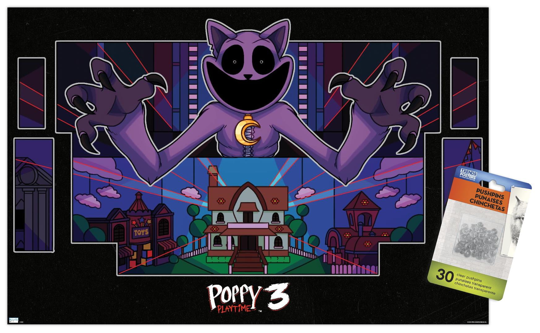 Poppy Playtime: Chapter 3 - Strings Wall Poster with Push Pins, 14.725 ...