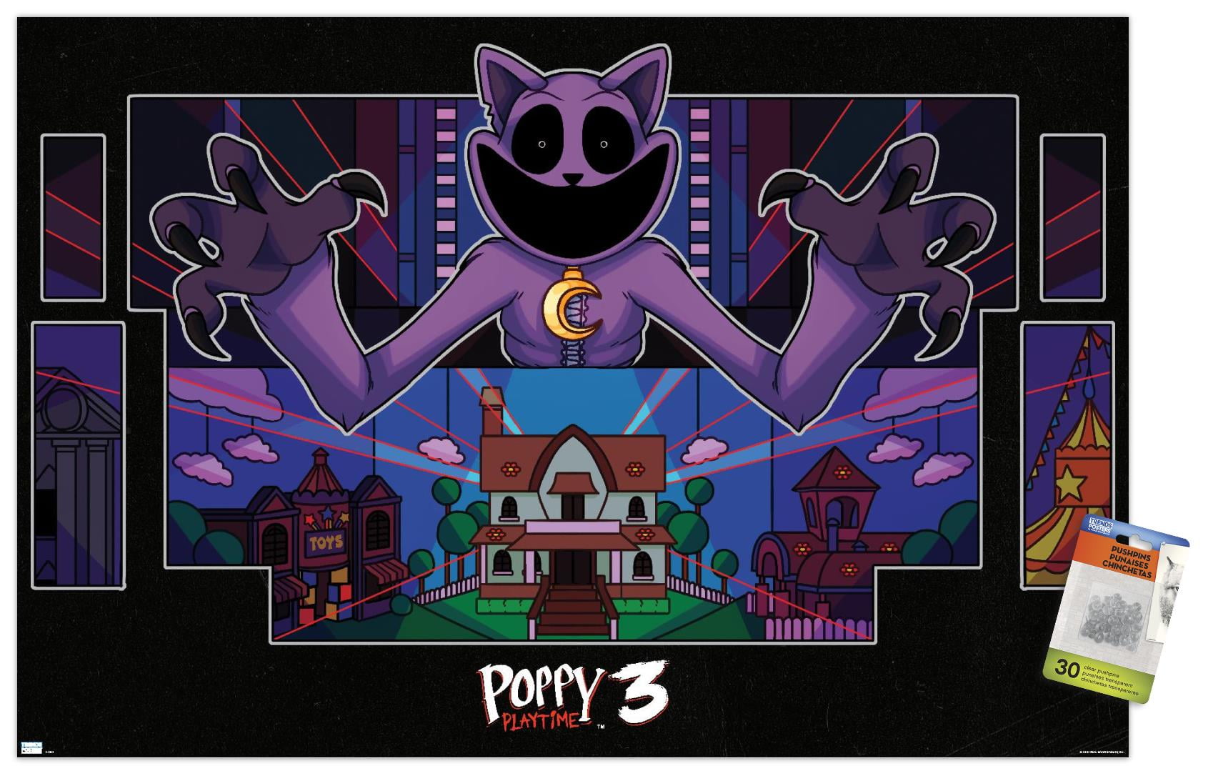 Poppy Playtime: Chapter 3 - Strings Wall Poster with Pushpins, 22.375 ...