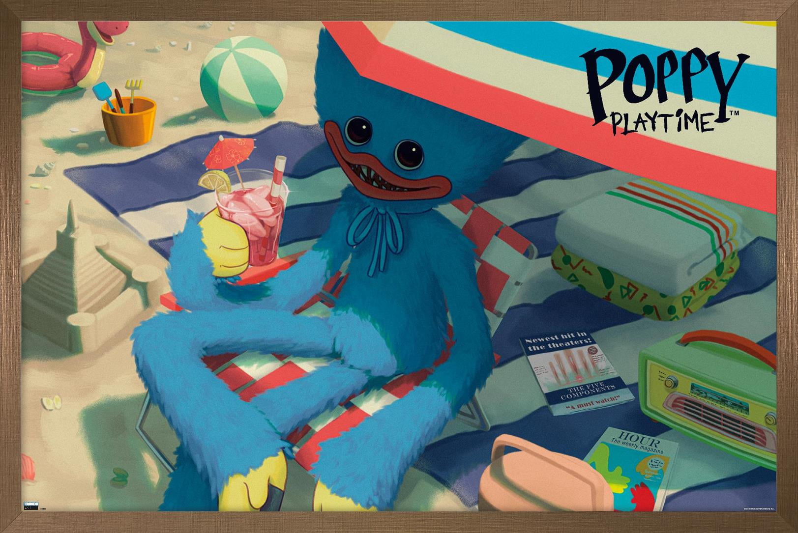 Poppy Playtime: Chapter 4 - Beach Huggy Wuggy Wall Poster, 22.375" x 34 ...