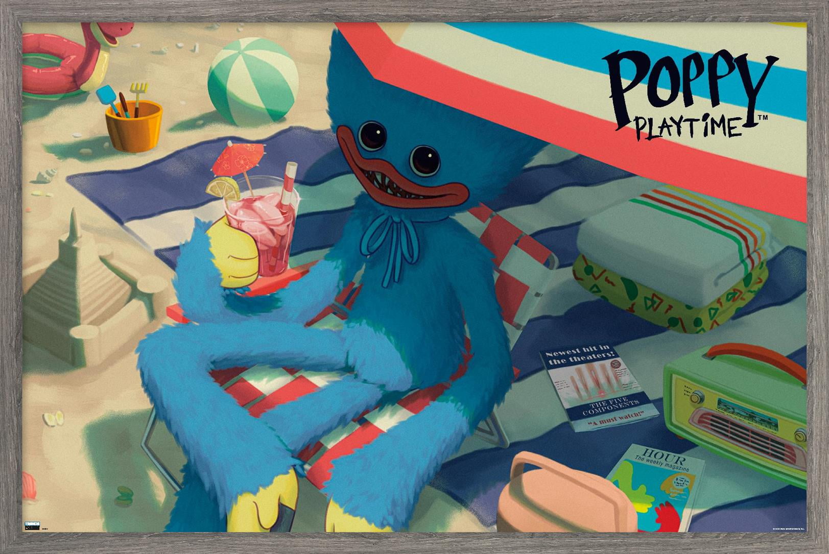 Poppy Playtime: Chapter 4 - Beach Huggy Wuggy Wall Poster, 22.375" x 34 ...