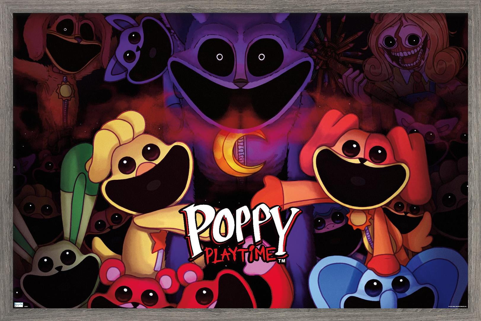 Poppy Playtime: Chapter 4 - CatNap Wall Poster, 22.375" x 34" Framed ...