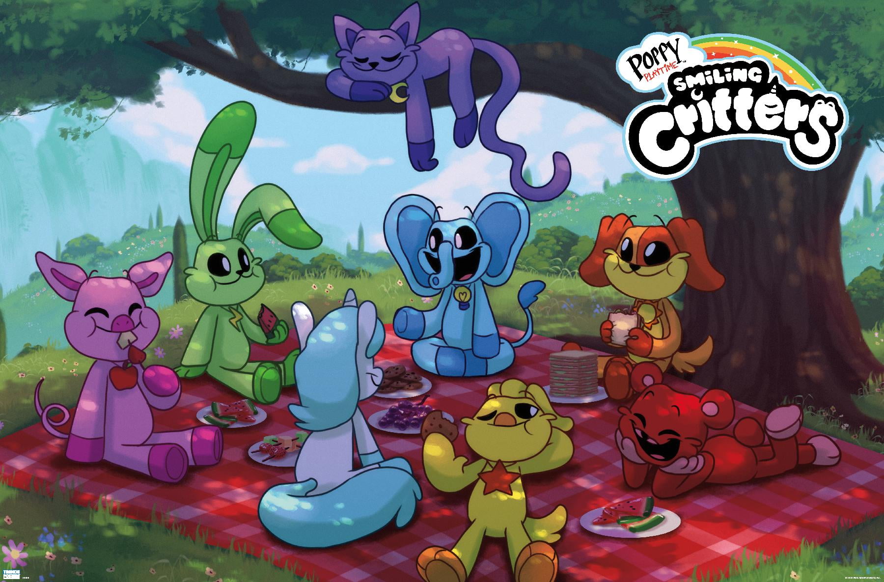 Poppy Playtime: Chapter 4 - Smiling Critters Picnic Wall Poster, 22.375" x 34" - Walmart.com
