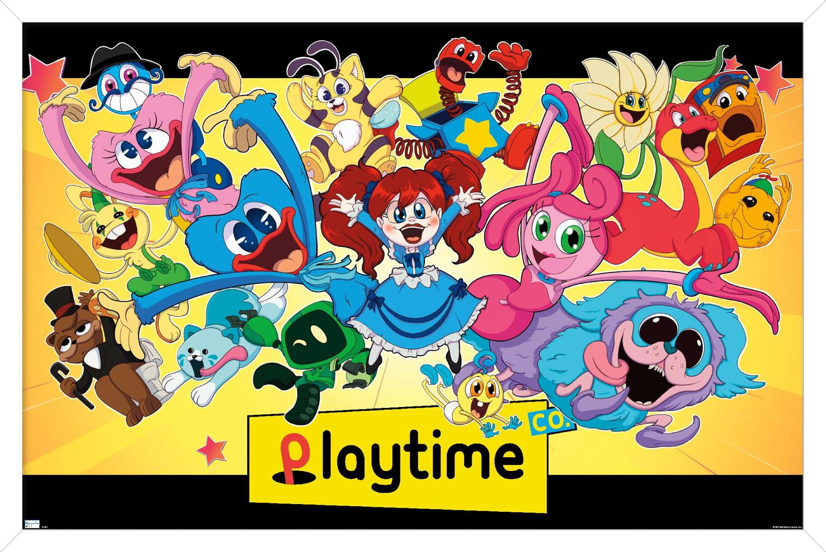 Poppy Playtime - Group Wall Poster, 22.375" x 34" Framed - Walmart.com