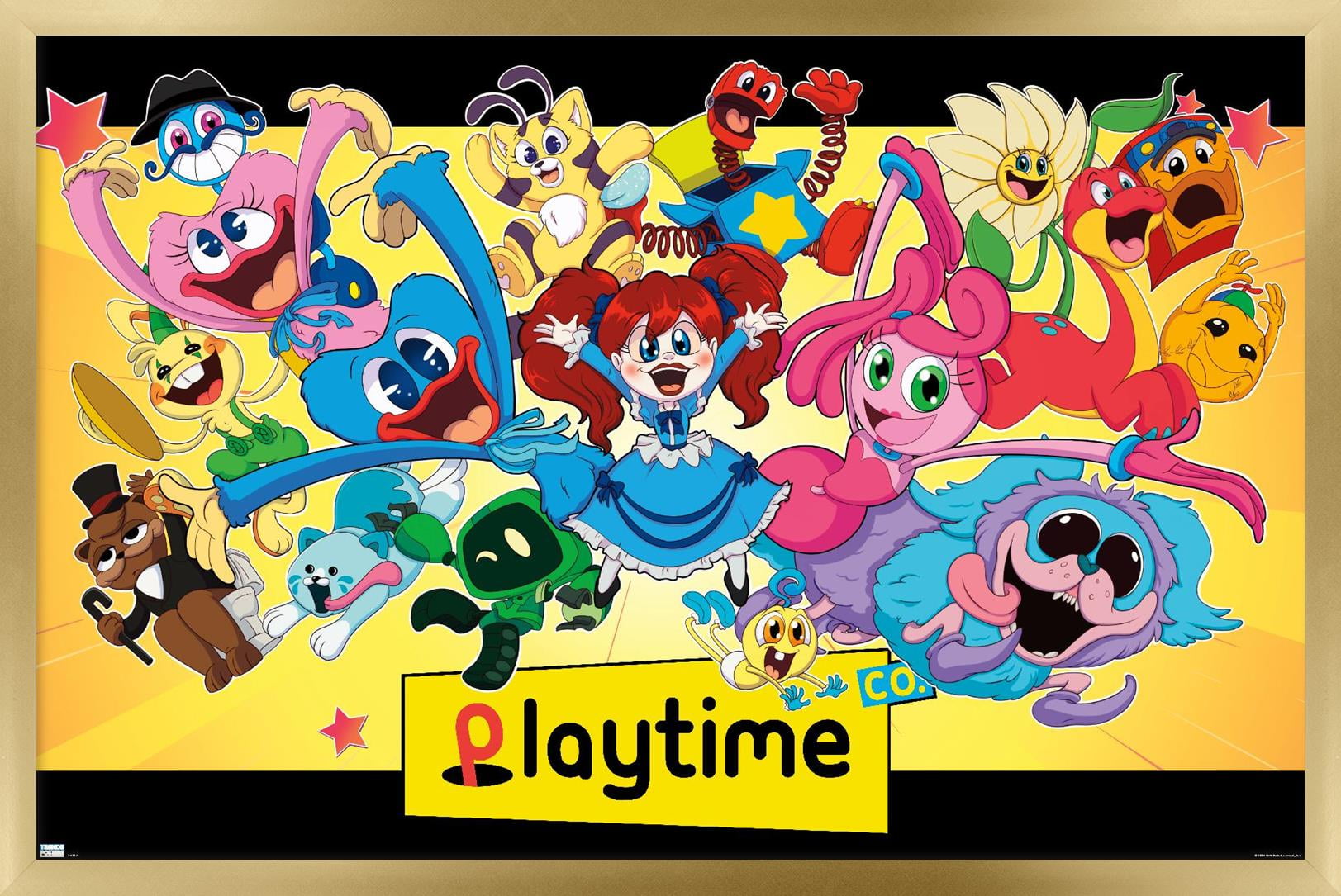 Poppy Playtime - Group Wall Poster, 22.375" x 34" Framed - Walmart.com