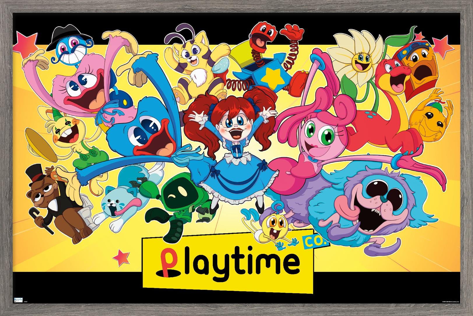 Poppy Playtime - Group Wall Poster, 22.375" x 34" Framed - Walmart.com