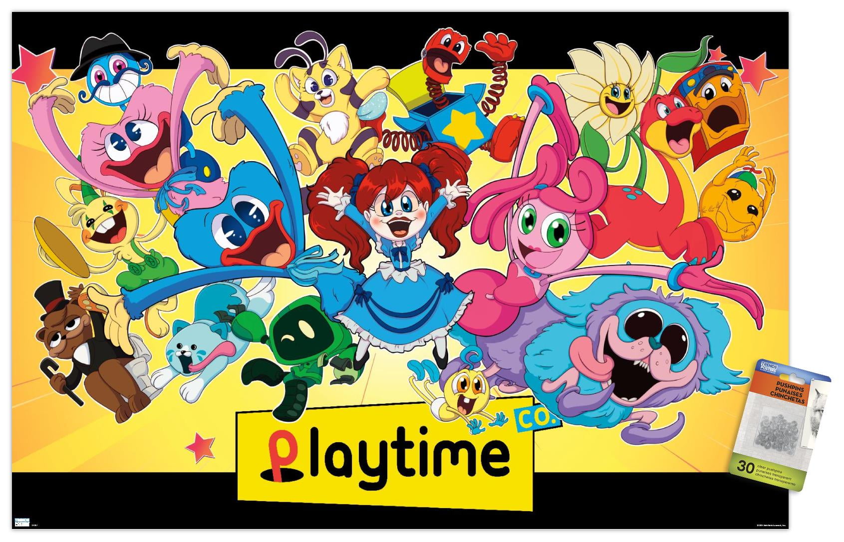 Poppy Playtime - Group Wall Poster with Push Pins, 22.375" x 34 ...