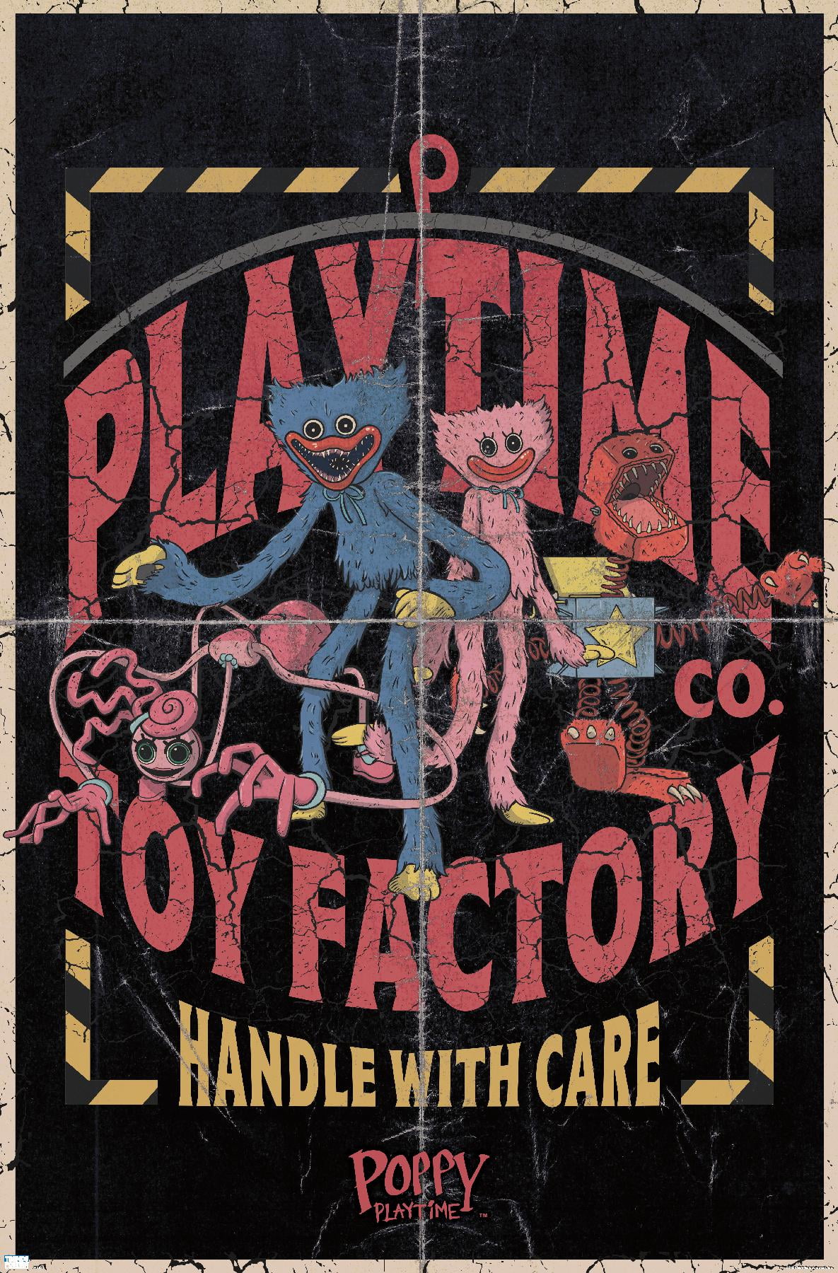 Poppy Playtime - Handle With Care Wall Poster, 22.375" x 34" - Walmart.com