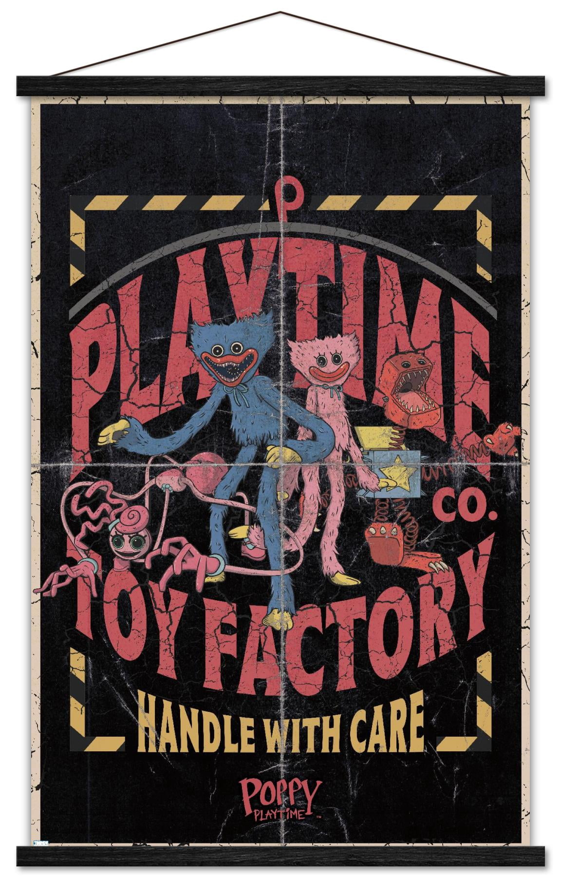 Poppy Playtime - Handle With Care Wall Poster with Magnetic Frame, 22. ...