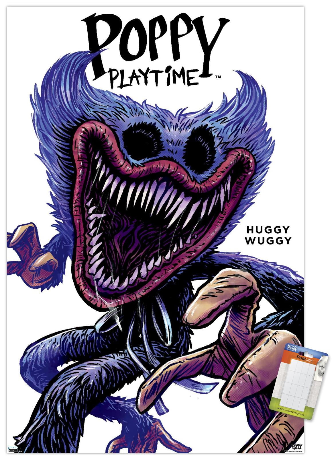 Poppy Playtime - Huggy Wuggy Feature Series Wall Poster, 22.375" x 34 ...
