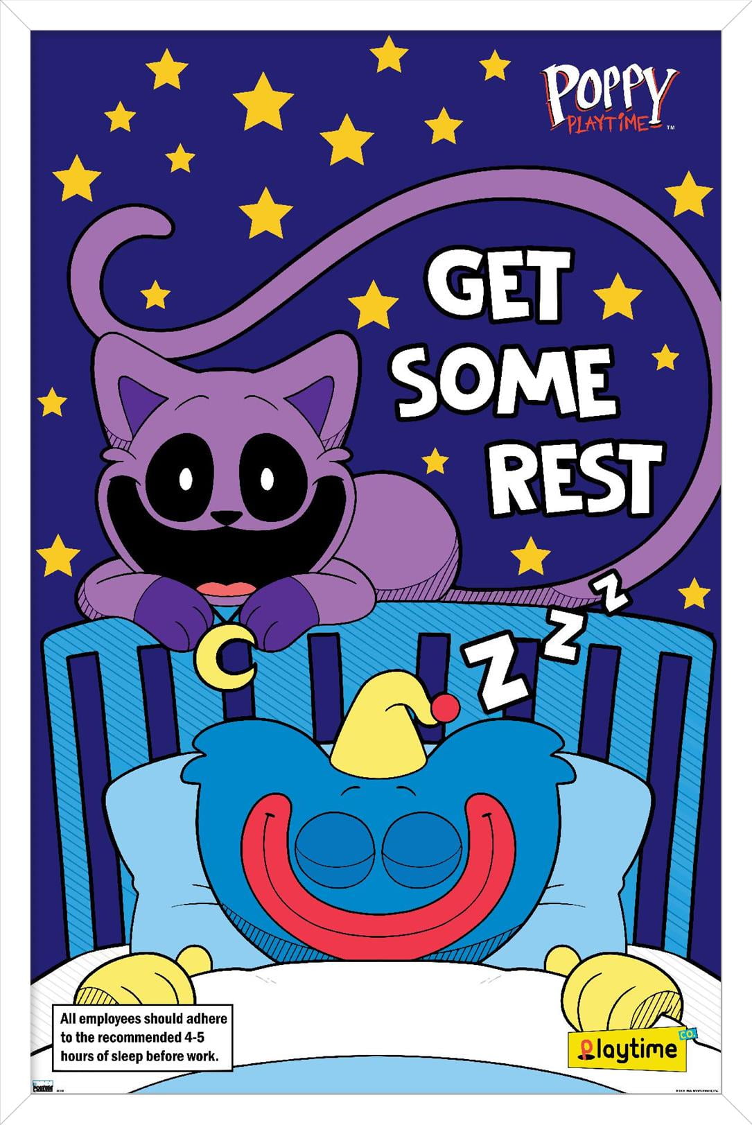 Poppy Playtime - Huggy Wuggy Get Some Rest Wall Poster, 22.375" x 34 ...