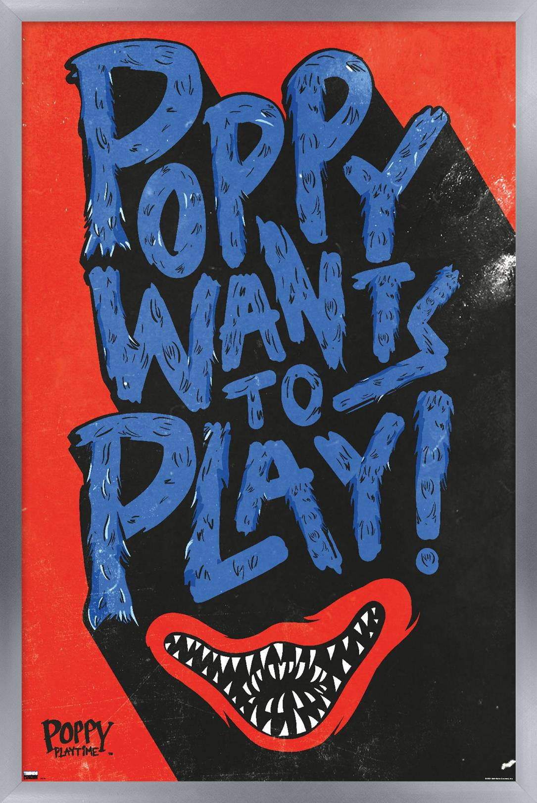 Poppy Playtime - Poppy Wants To Play Wall Poster, 14.725" x 22.375 ...