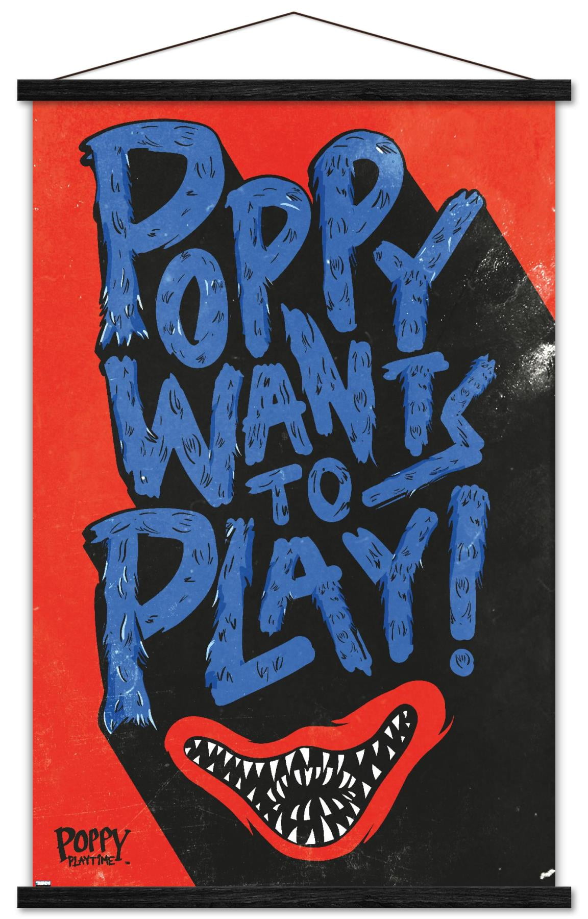 Poppy Playtime - Poppy Wants To Play Wall Poster with Magnetic Frame ...