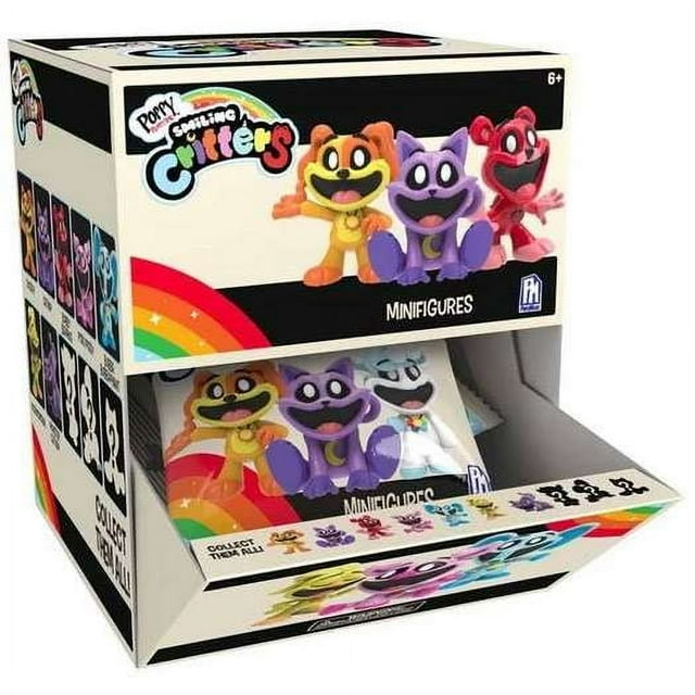Poppy Playtime Smiling Critters Mini Figures Mystery Box (24 Packs ...