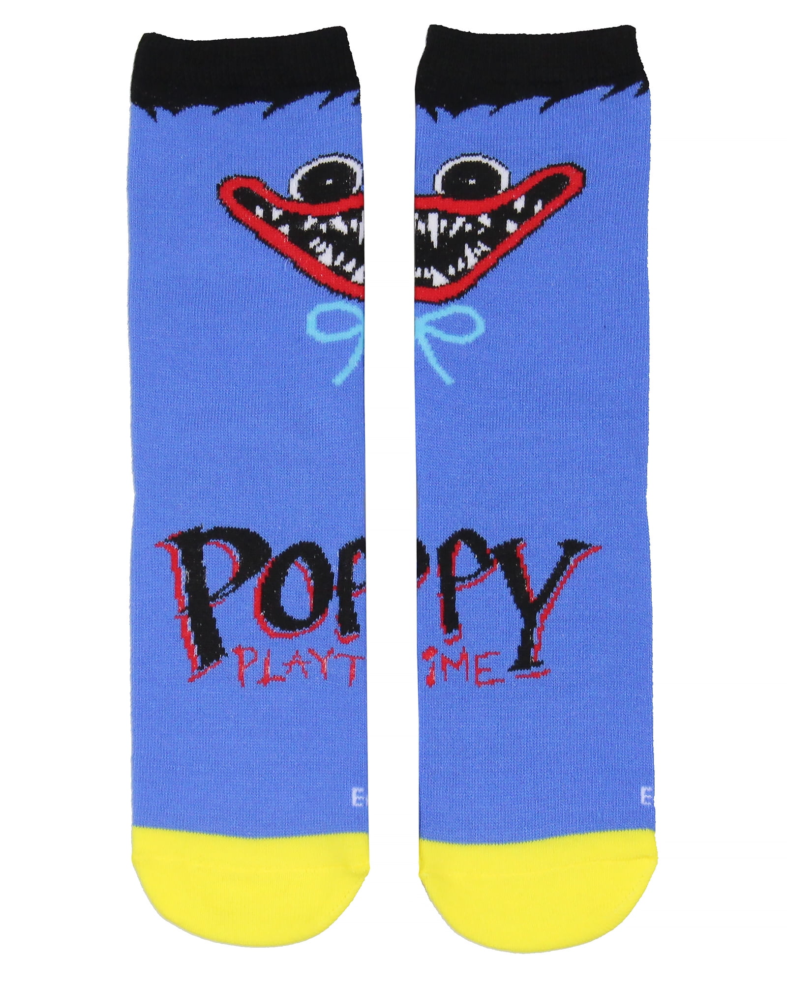 Poppy Playtime Youth Huggy Character Design Crew Socks For Boys And ...