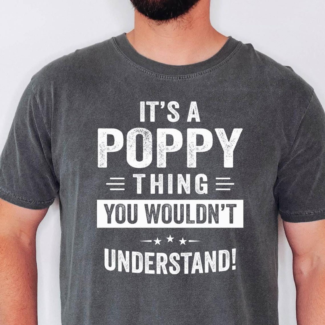 Poppy Shirt, New Poppy Shirt Gifts For Poppy, Fathers Day Gift Poppy ...