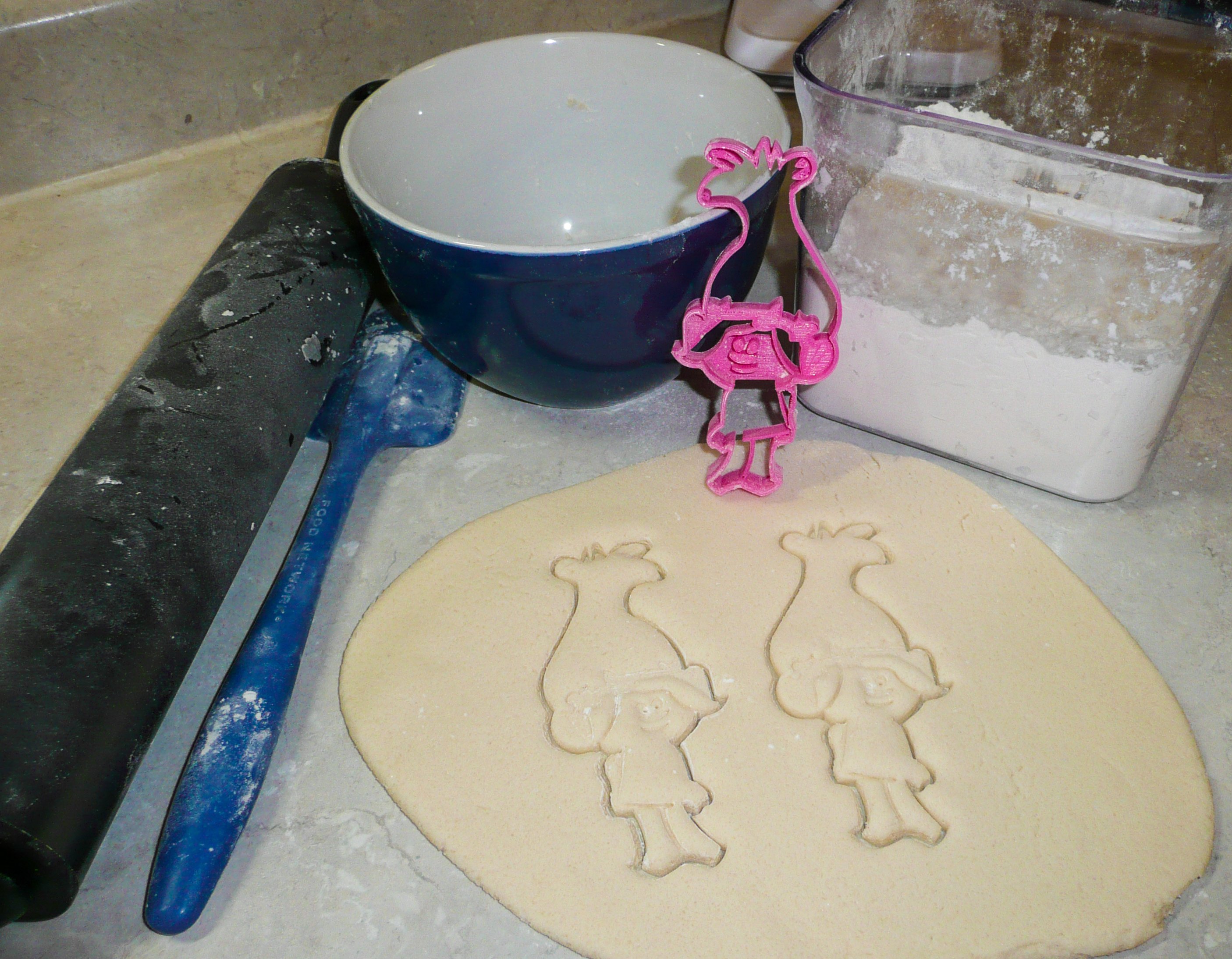 Poppy Singing Princess Trolls Movie Character Cookie Cutter Made In USA ...
