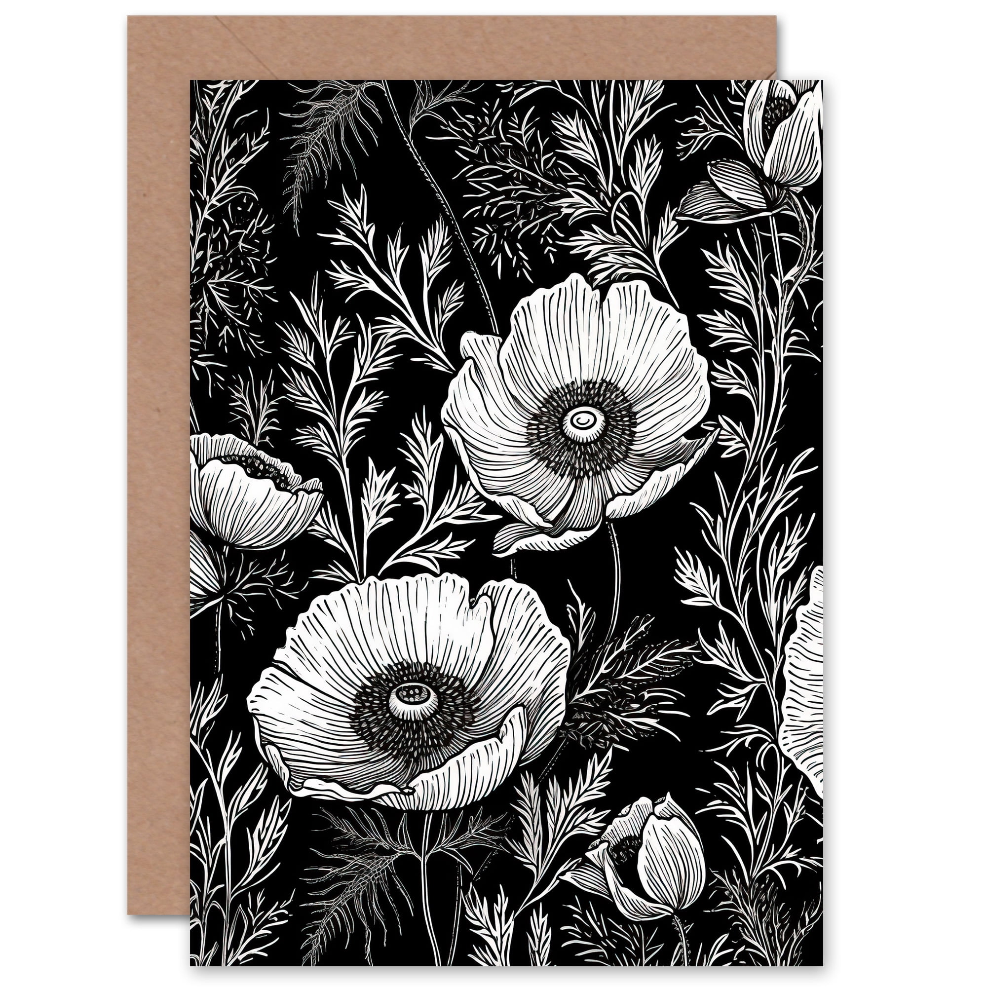 Poppy Wild Flowers for Wife Her Mum Sister Daughter Mom Gran Nan ...